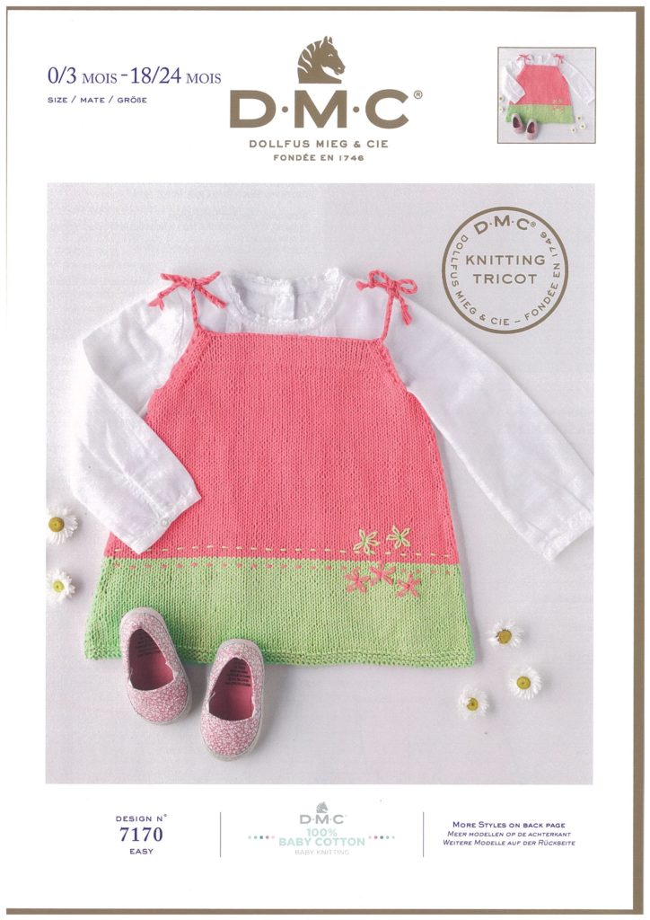 DMC Baby Cotton Girl's Dress Leaflet 7170 - BERNINA Northland