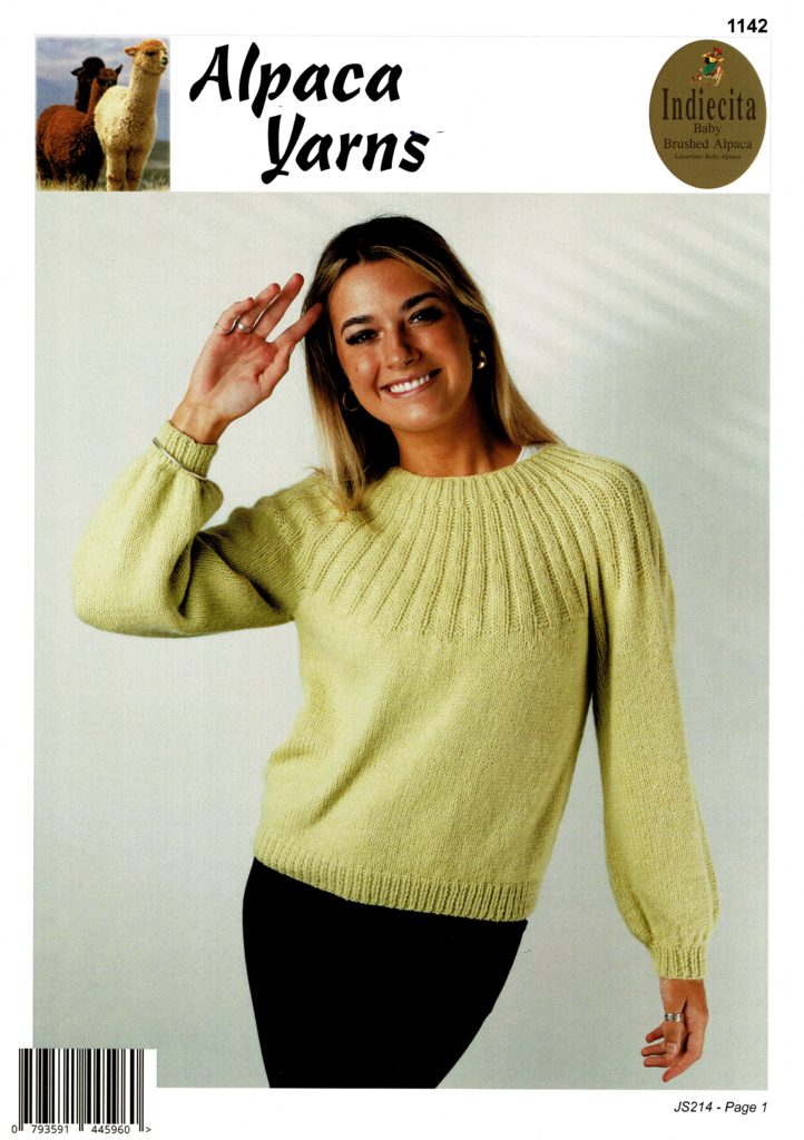 Alpaca Yarn Leaflet 1142 - BERNINA Northland