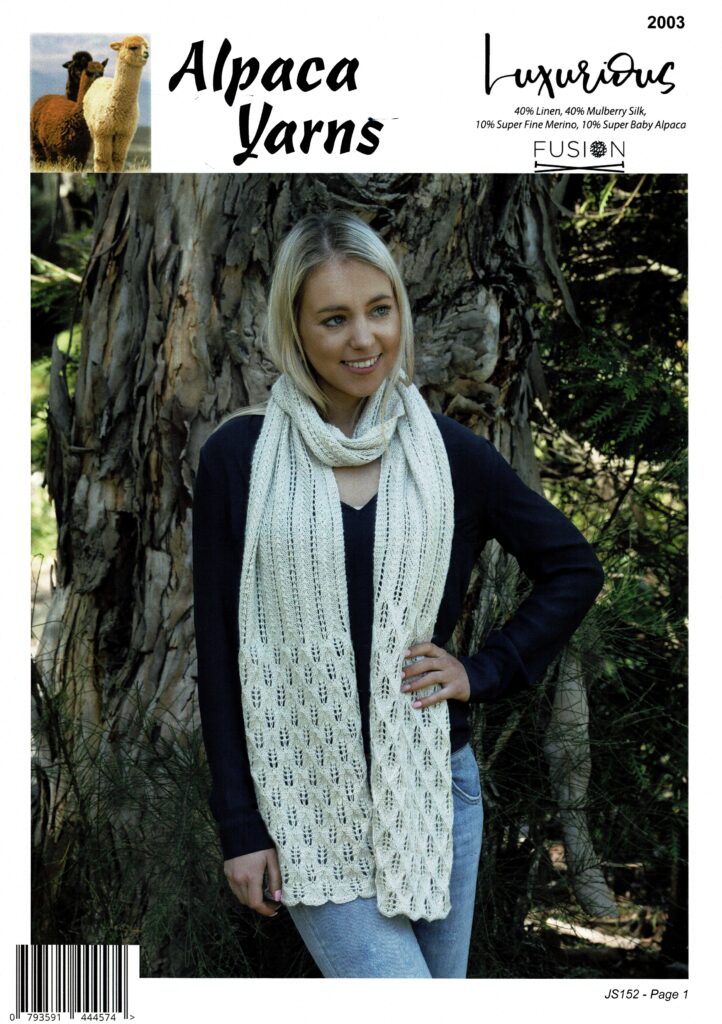 Alpaca Yarn Leaflet 2003 - BERNINA Northland