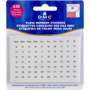 DMC Floss Number Stickers - BERNINA Northland