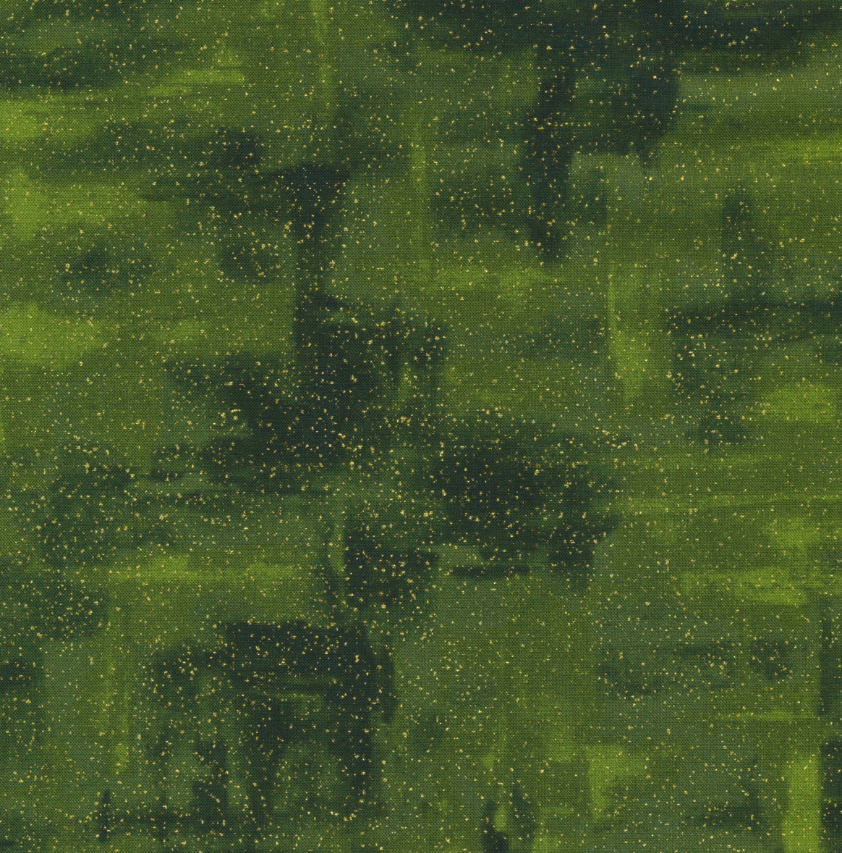 Hoffman Christmas Splendor- Evergreen Gold W7783-166G - BERNINA Northland