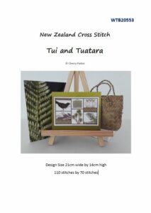 Tui and Tuatara Cross Stitch Pattern - BERNINA Northland